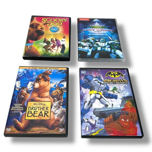 Media | Tmnt Scoobydoo Brother Bear Batman Unlimited Dvd Lot 4 ...